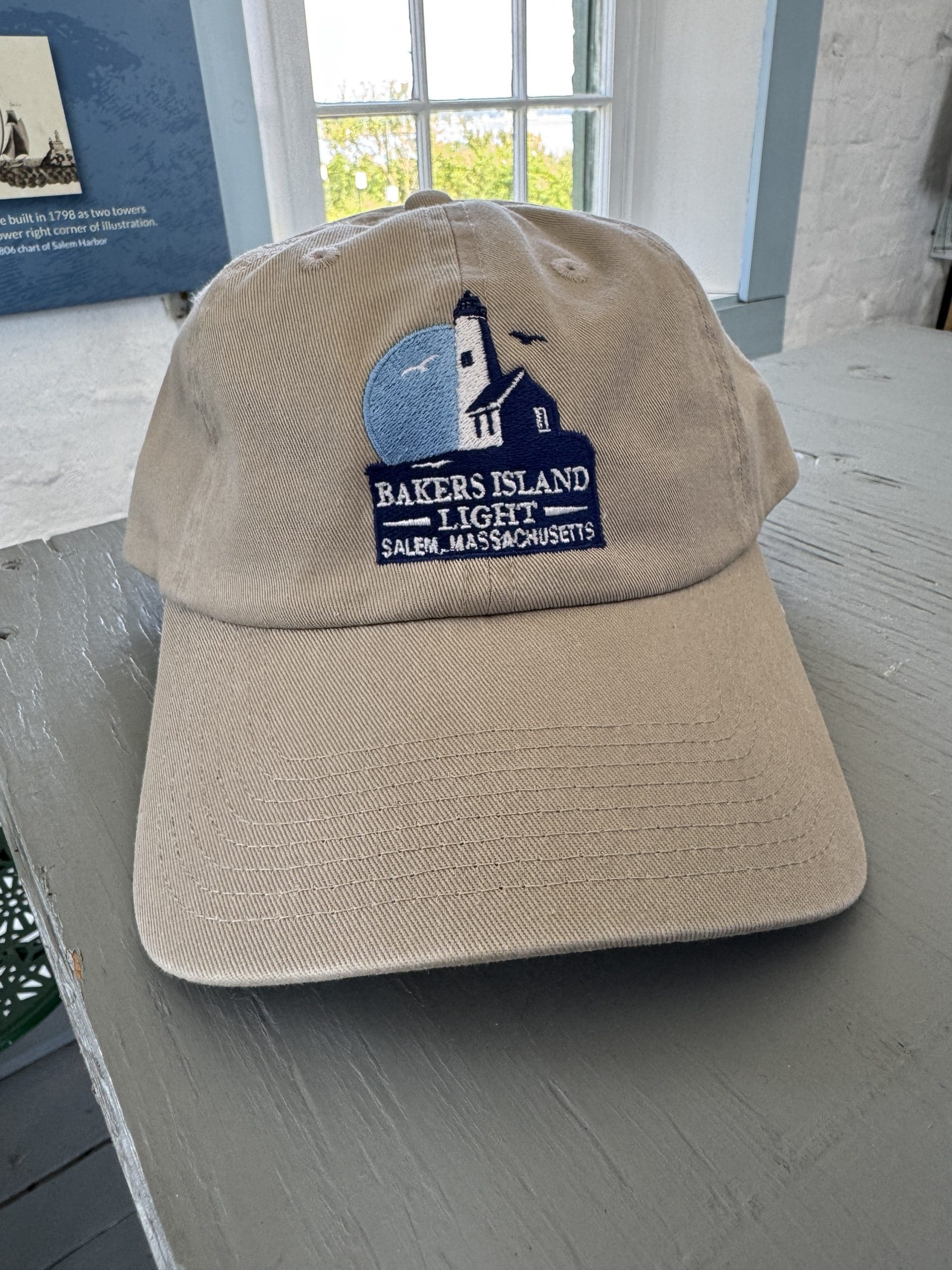 Bakers Island Light Baseball Cap - Essex National Heritage Area